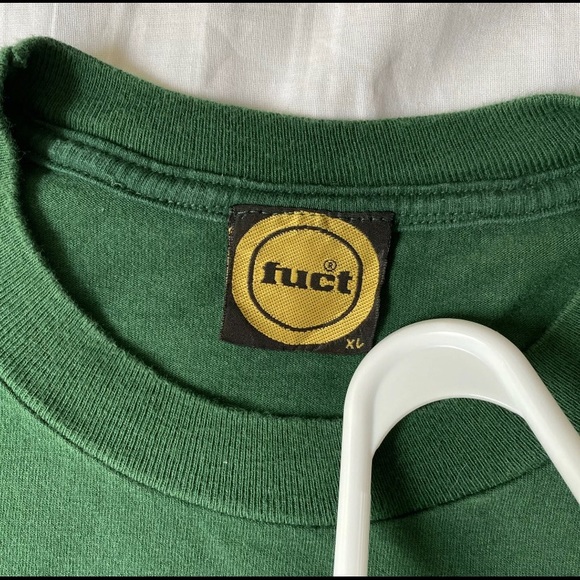 Fuct | Shirts | The Original Vintage Fuct Horns 9s T Shirt Green Mens ...